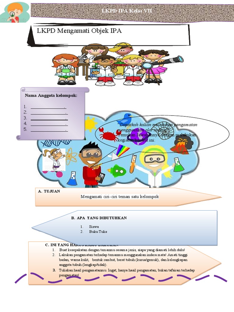 LKPD Objek Ipa | PDF