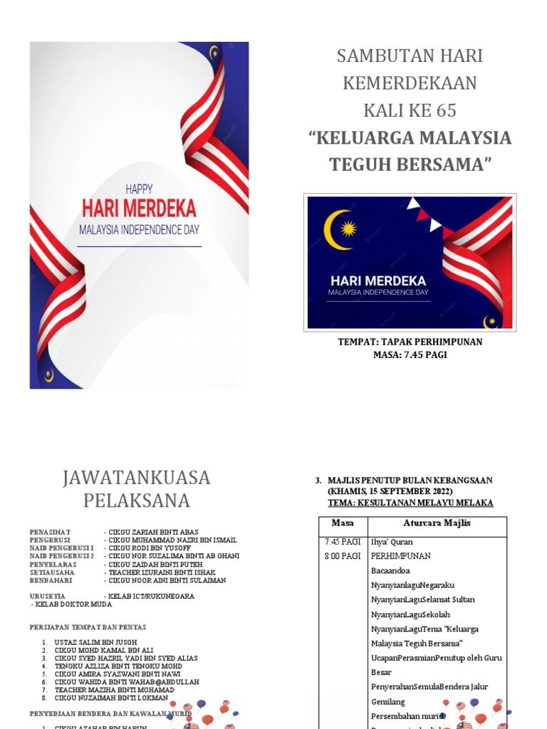 Pamphlet Merdeka Btbes | PDF