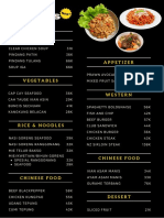 Cafe Akasa Menu | PDF | Meal | Drink