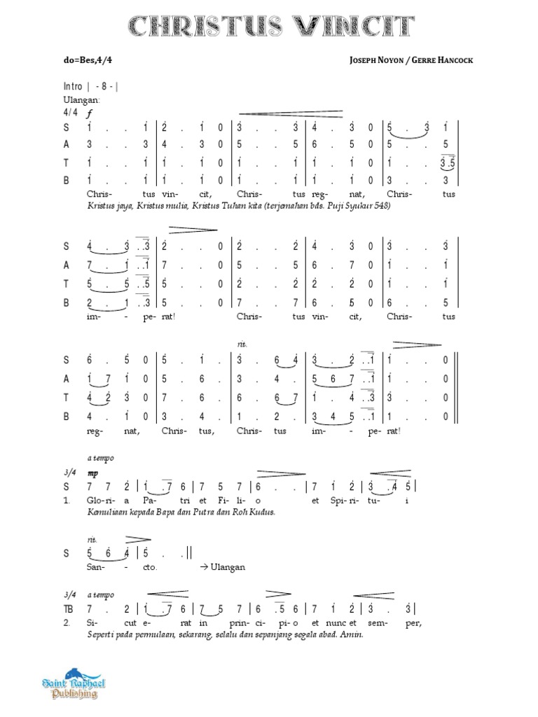 Hymne Liturgique: Christus Vincit | PDF