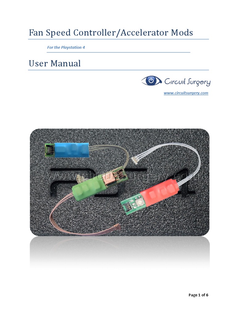 ps4 Fan Mods Manual | PDF | Electrical Connector | Electronics