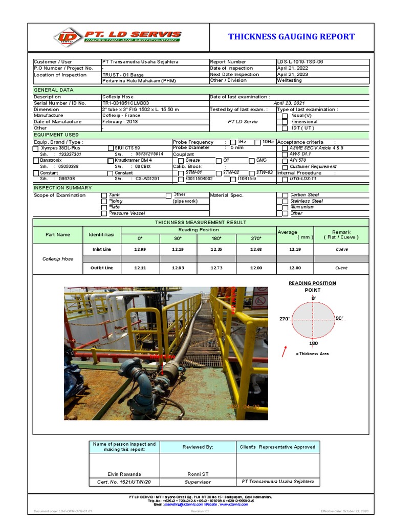 Coflexip Hose (Tr1-031851clm303) | PDF | Pipe (Fluid Conveyance ...