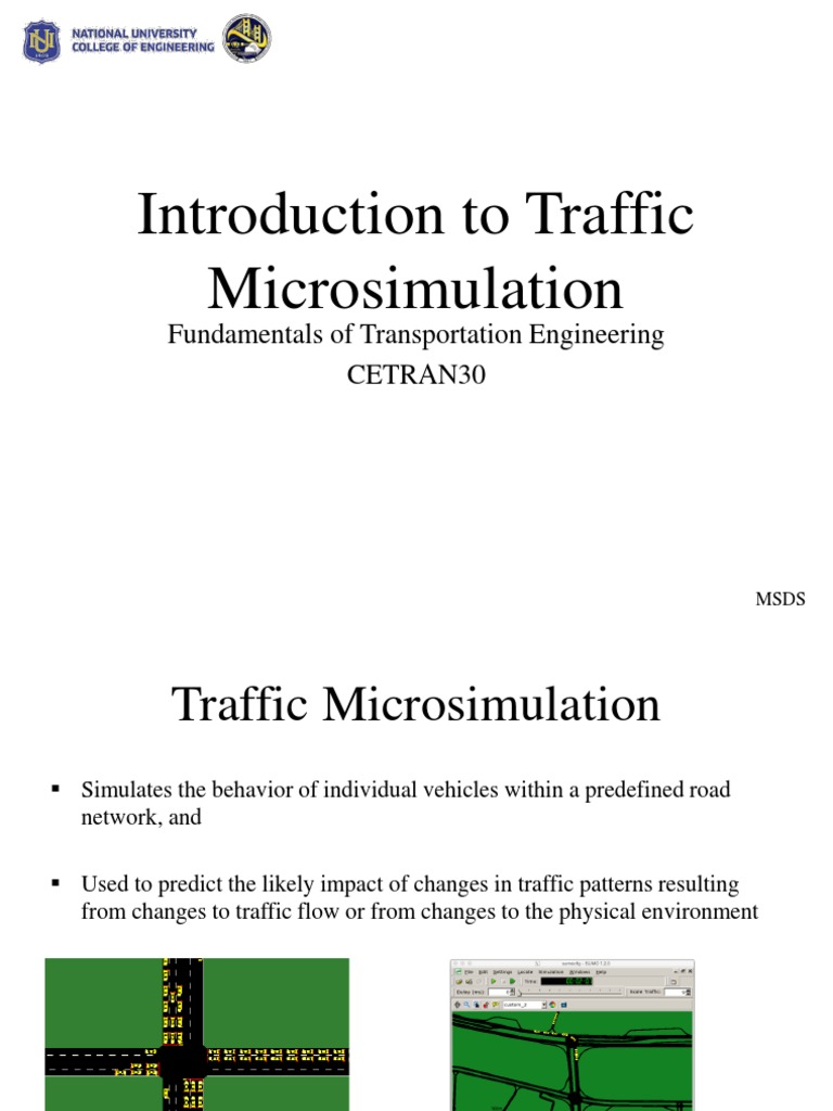 Basic Traffic Microsimulation in SUMO | PDF | Traffic | Transport