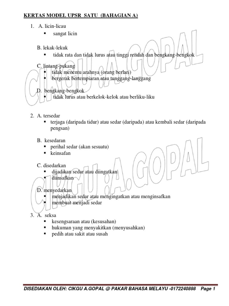 Istilah Bahasa Melayu Licin Licau Pdf