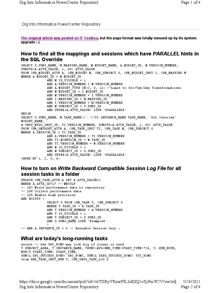 A Repository Queries | PDF | Information Technology | Computer Programming