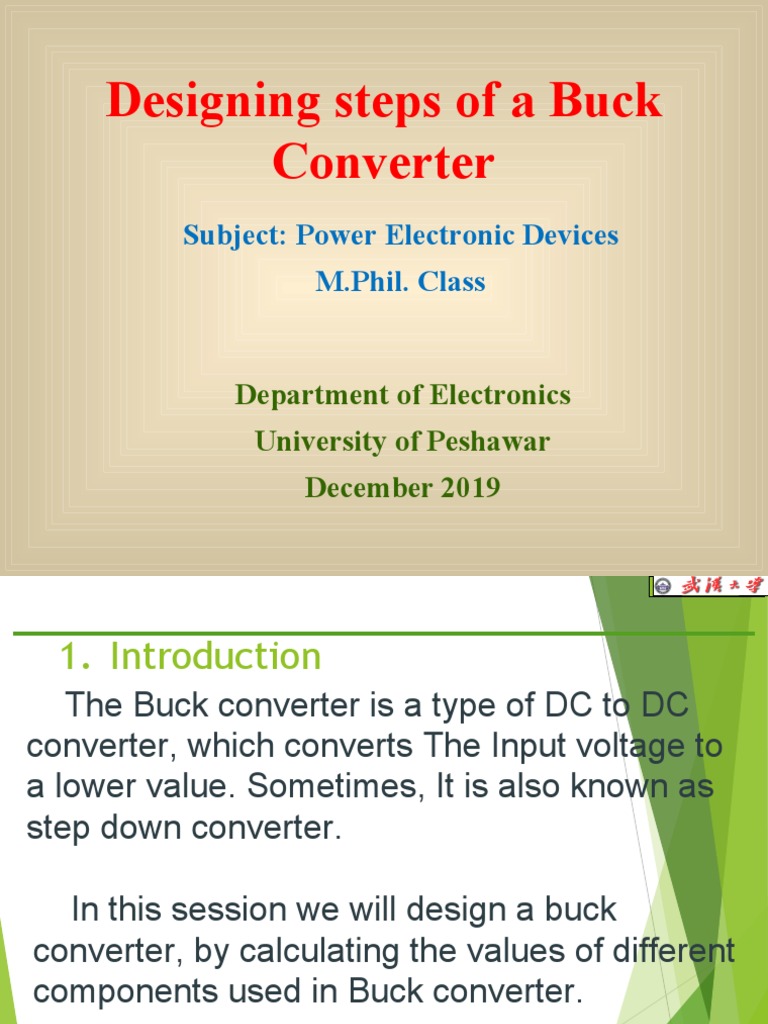 Design of Buck Converter | PDF