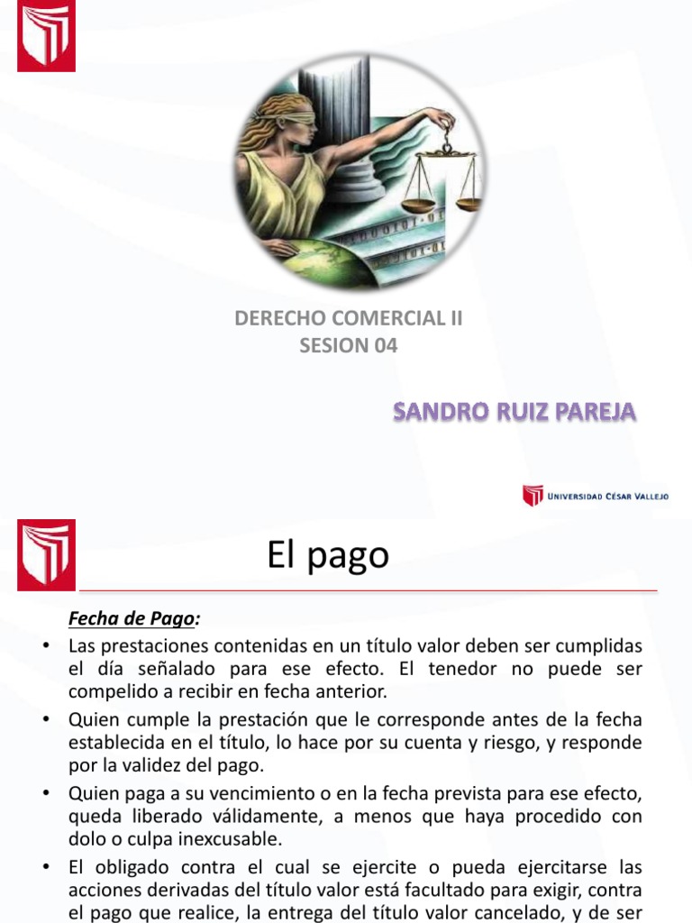 Derecho Comercial Ii Sesion 04 | PDF | Pagaré