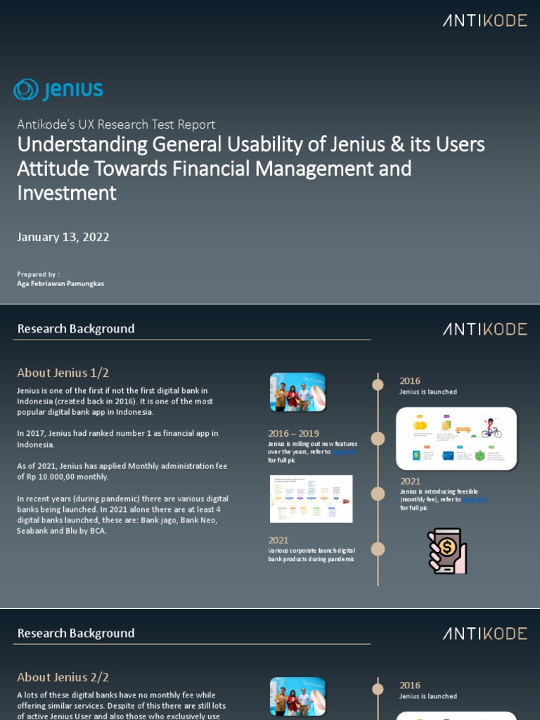 Antikode's UX Research Test Report | PDF | Usability | Investing