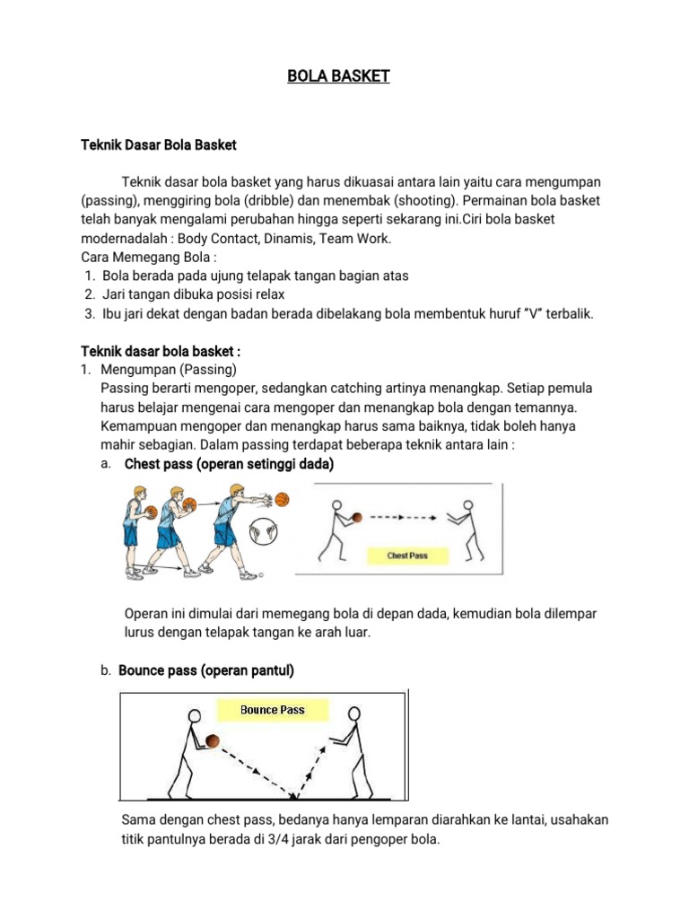 Materi Bola Basket | PDF