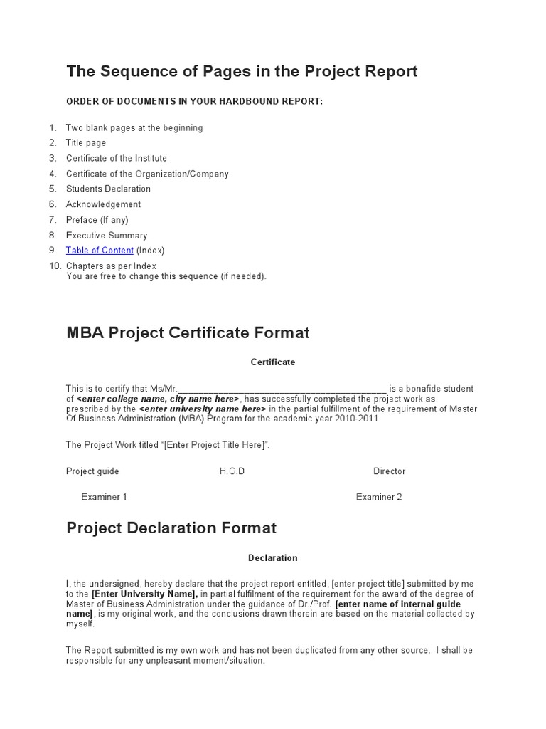Project Report Page Sequence Guide | PDF | Data | Science