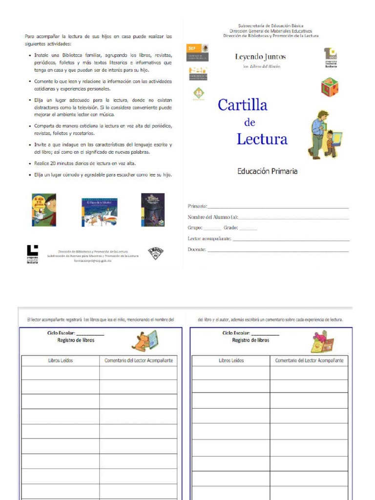 Cartilla de Lectura | PDF