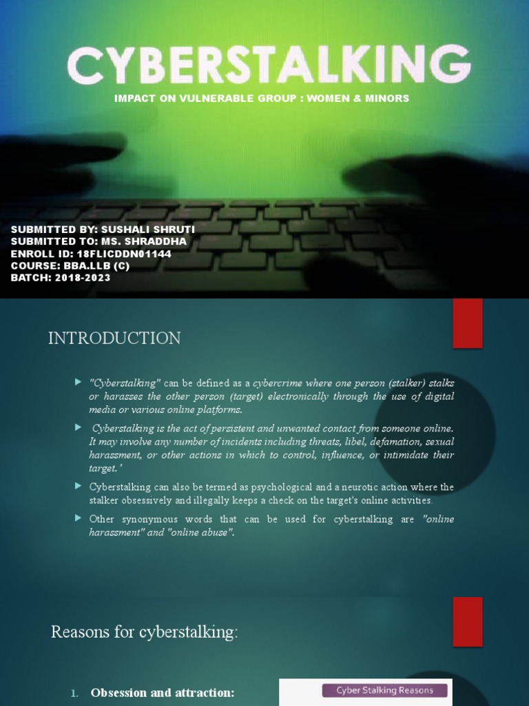 Cyberstalking and It's Impact On Vulnerable Groups | PDF | Stalking | Misconduct