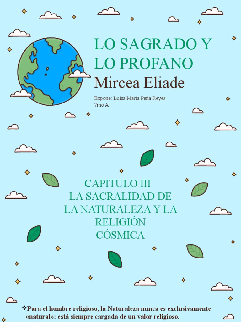 Lo Sagrado y Lo Profano | PDF | Bautismo | Dios