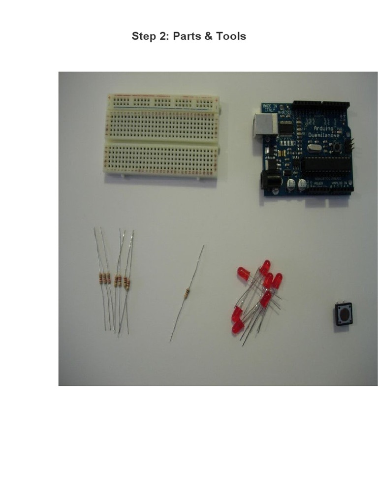 Building An Arduino Led Dice Parts Tools Schematic And Code Pdf Electricity Electronics 6896
