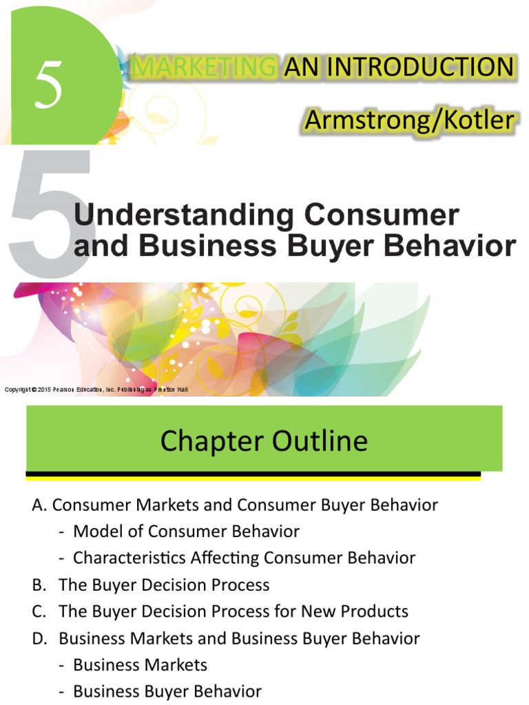 Chapter 5 - Understanding Consumer - Business Buyer Behavior | PDF | Consumer Behaviour | Behavior