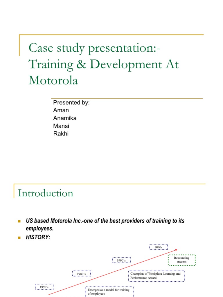 Case Study Presentation | PDF | Educational Technology | Motivation