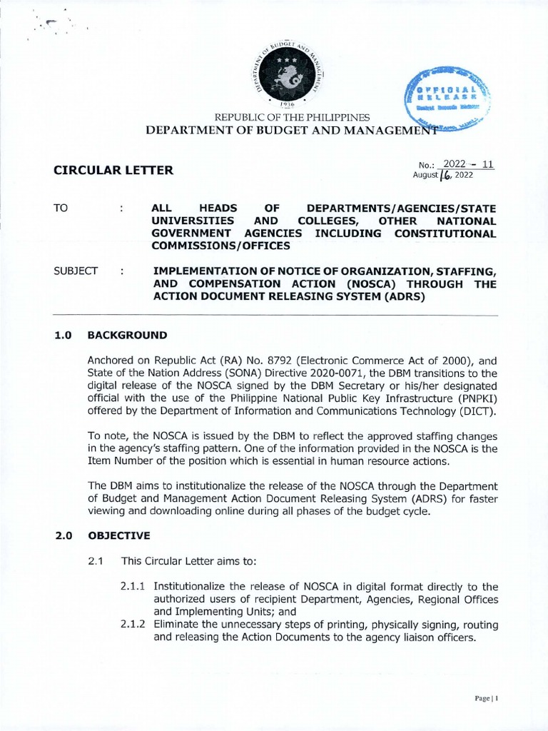 Circular Letter No 2022 11 - 2 | PDF | Computing | Information Age