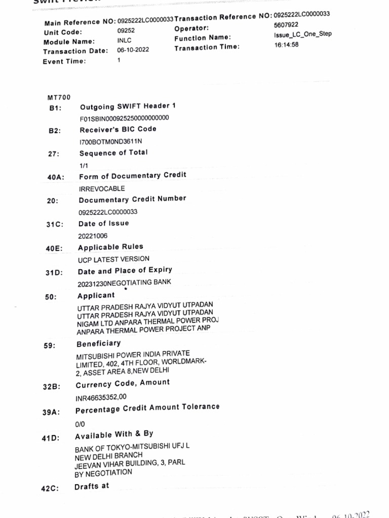 LC 33 | PDF | Payments | Money