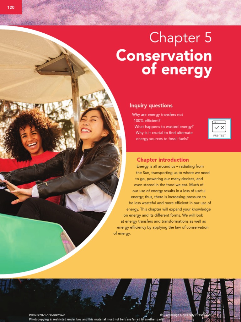 Cambridge Science - Chapter 5 - Conservation of Energy | PDF ...