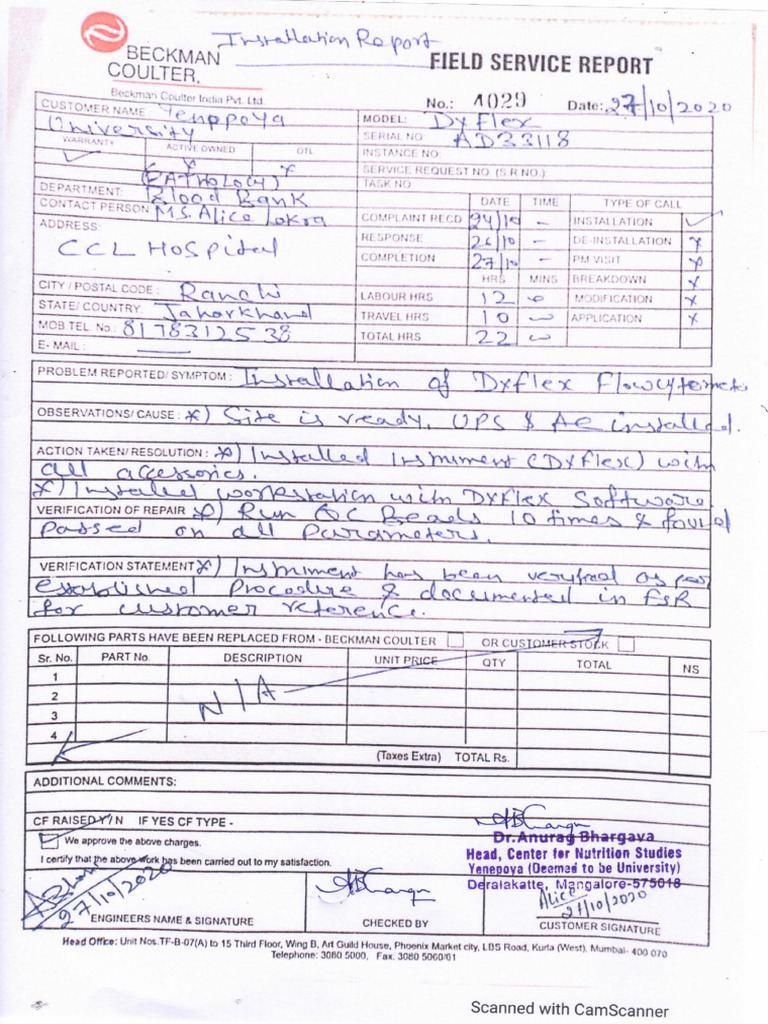 Installation Report | PDF