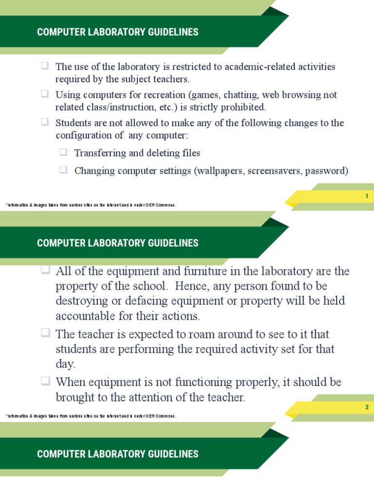 Computer Lab Guidelines and MS Word Tips | PDF | Microsoft Word | Word ...