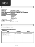 Spic and Span Disinfectant Cleaner SDS | PDF | Occupational Safety And ...