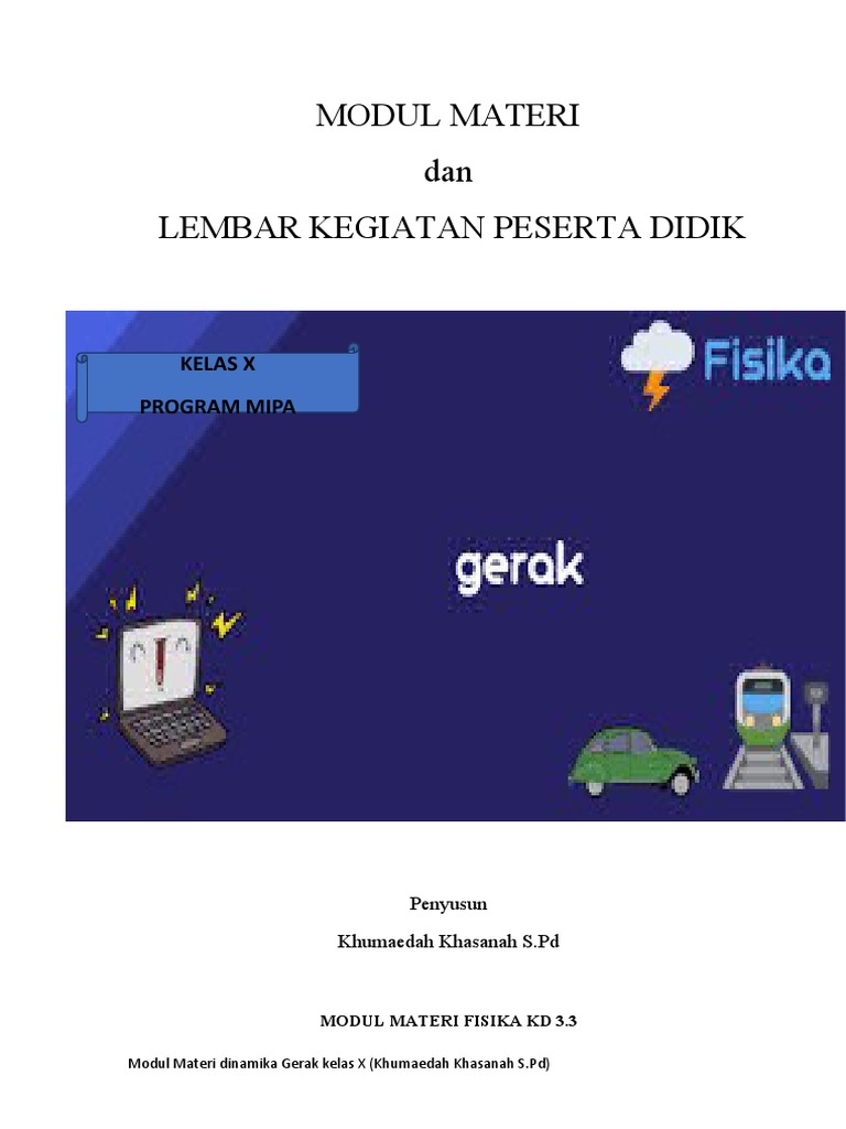 Modul Materi Dinamika Gerak | PDF