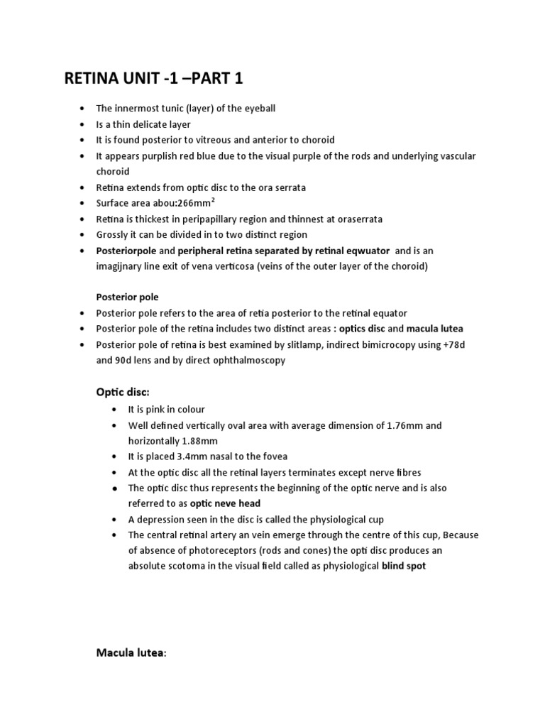 RETINA | PDF | Retina | Face