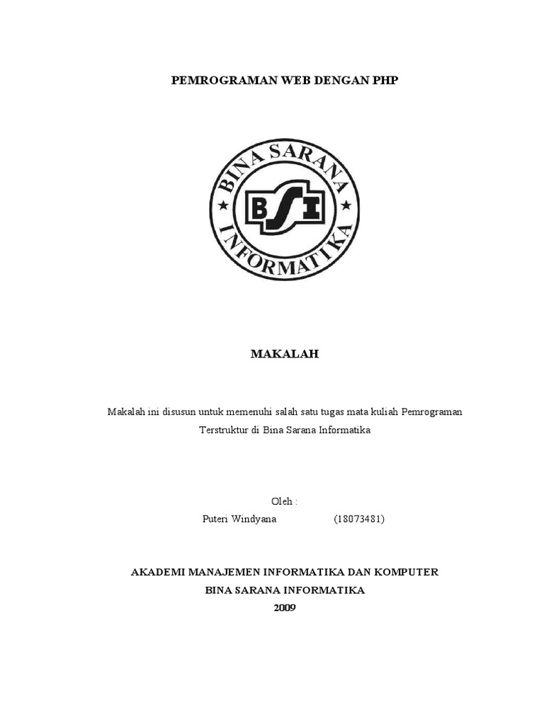 Makalah PHP | PDF