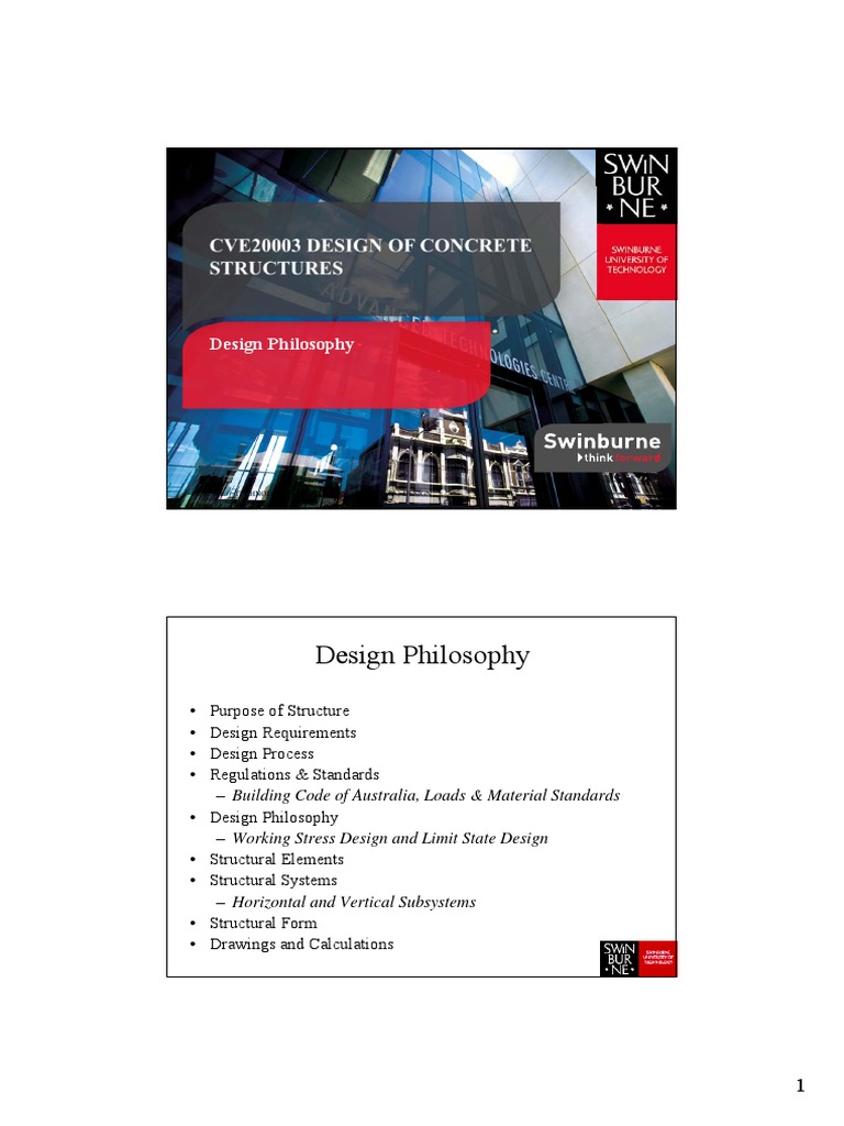 CVE20003 - Lectures - Week 4 - Design Philosophy | PDF