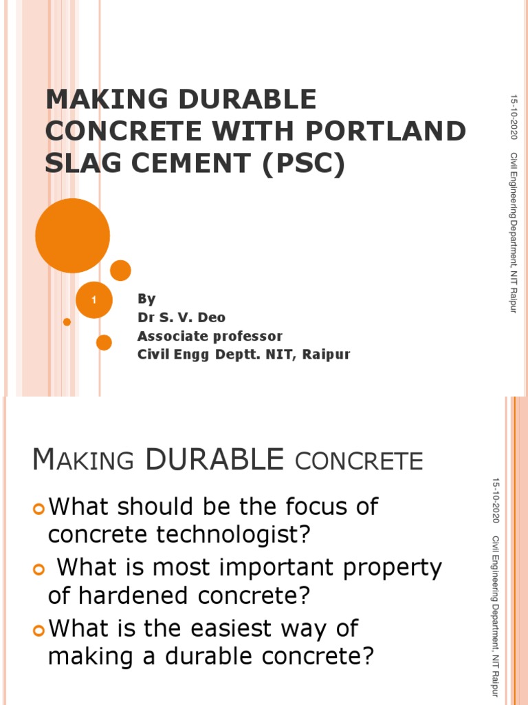 PSC Acc | PDF | Concrete | Cement