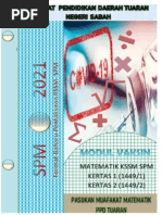 Jawapan Modul Kongruen, Pembesaran Dan Gabungan Transformasi | PDF
