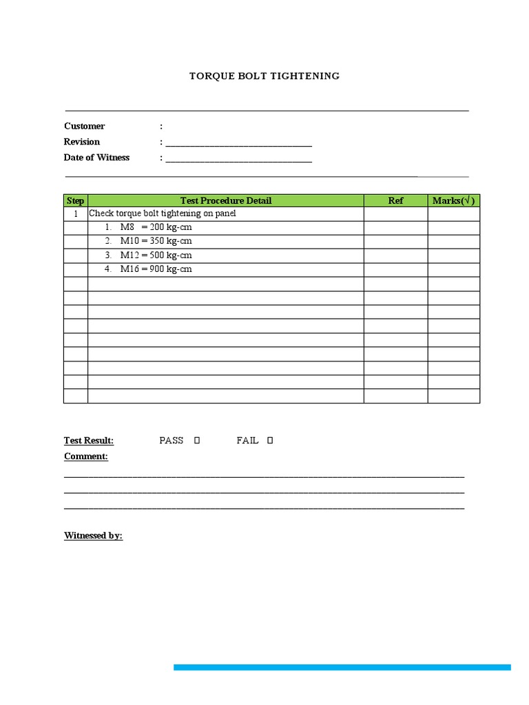006 - Tightening Torque | PDF