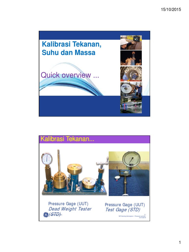 Kalibrasi Tekanan-TG - C | PDF