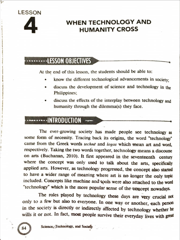 Handout 3.4 When Technology and Humanity Cross | PDF