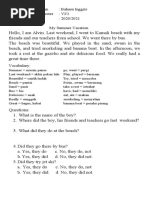 Soal Latihan Bahasa Inggris Direction and Location | PDF | Travel