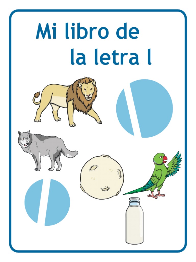 Mi Libro de La Letra L | PDF | Diseño gráfico | Codificación de caracteres