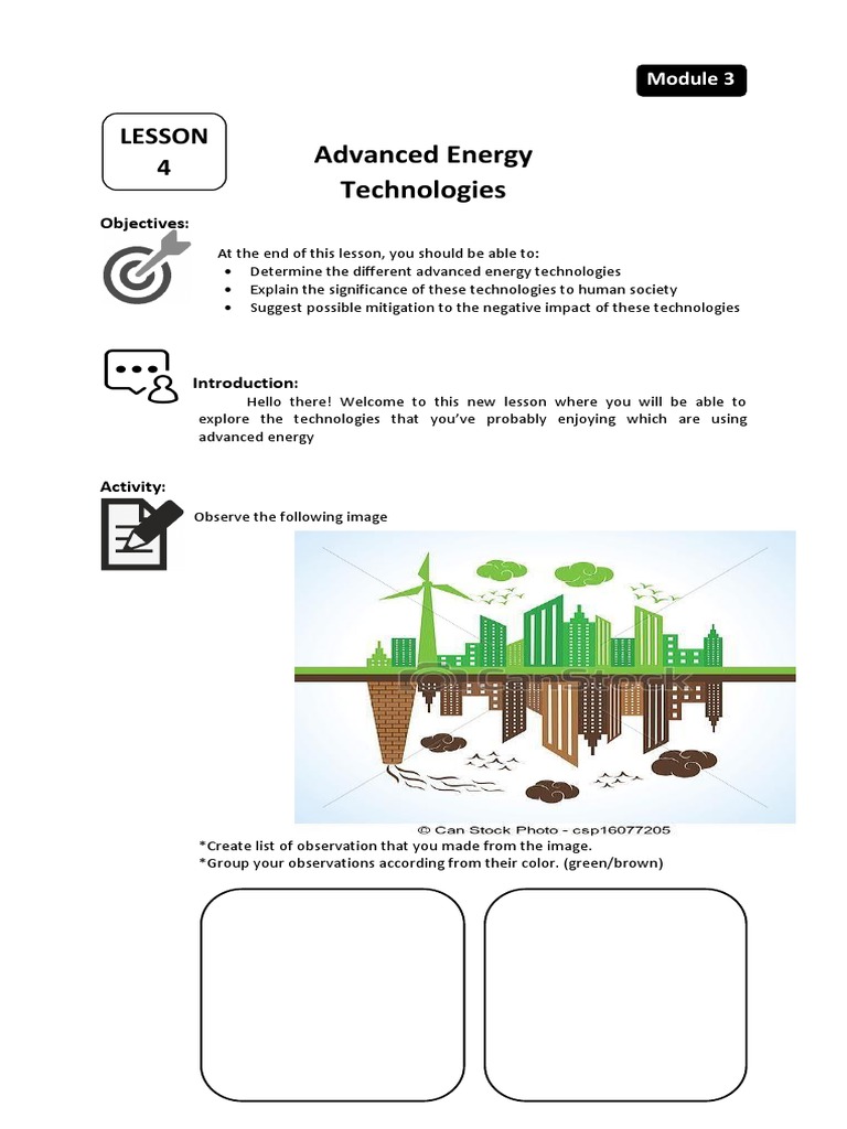 Advanced Energy Technologies Guide | PDF | Energy Storage | Electricity ...