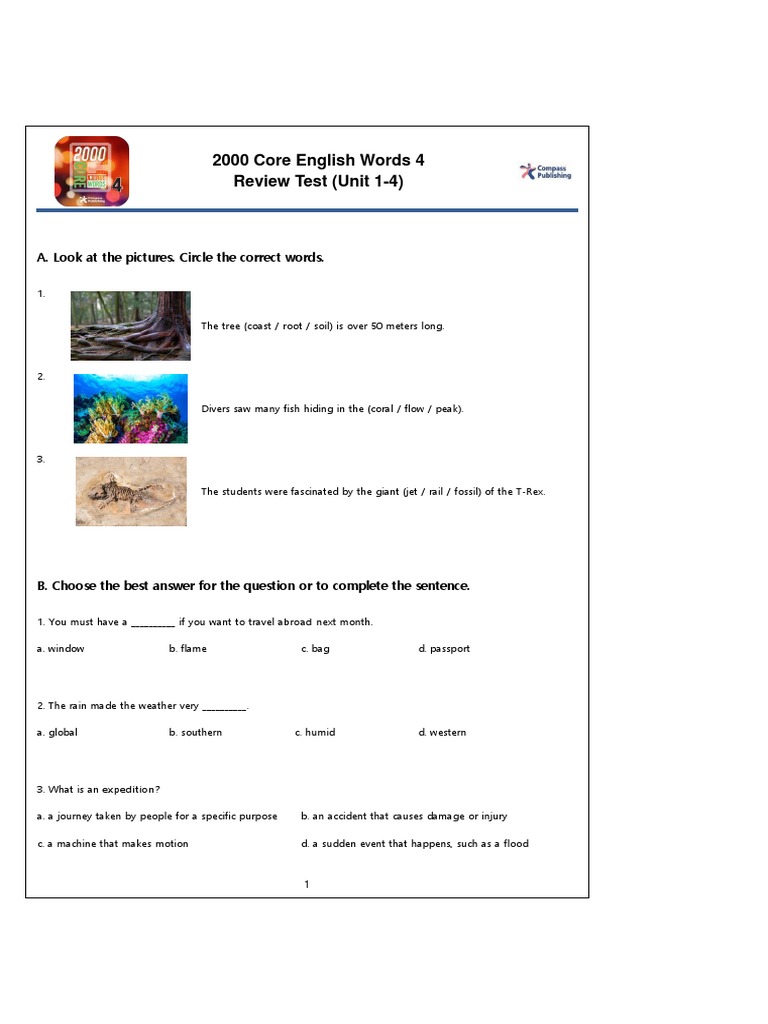 2000 English 4 (Compiled Test) | PDF