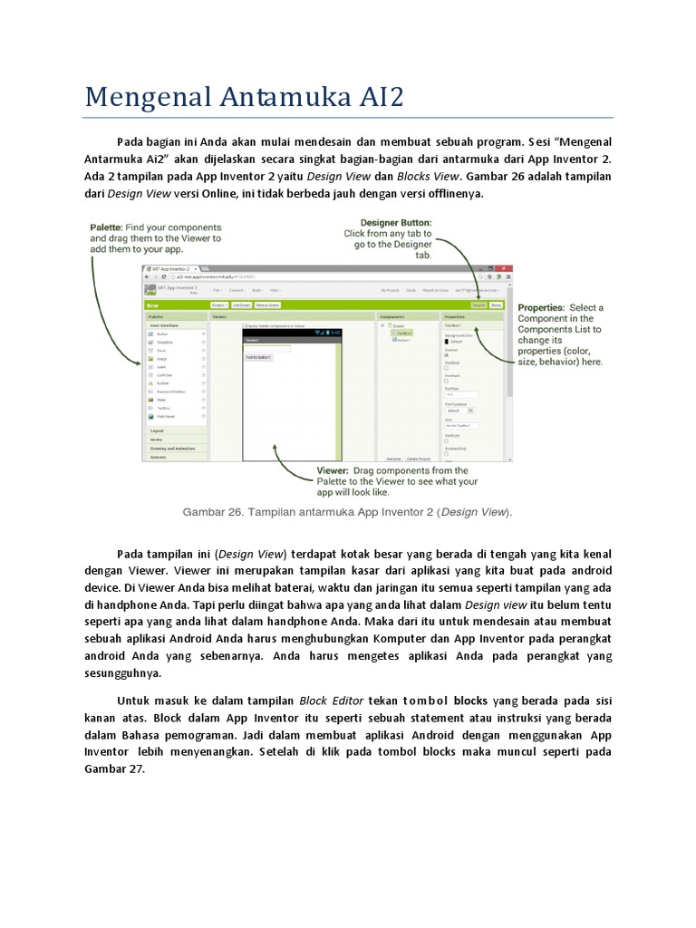 Membuat Music Player Menggunakan App Inventor | PDF