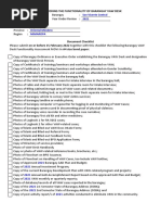 VAW Desk Self Assessment Form | PDF | Desk | Computing