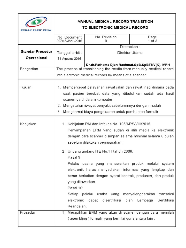 Alih Media BRM Manual Ke BRM Elektronik | PDF