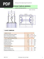 Perhitungan Base Plate Dan Angkur | PDF