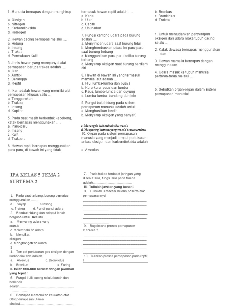 1 Ipa Kelas 5 Bab 2 1 Pdf