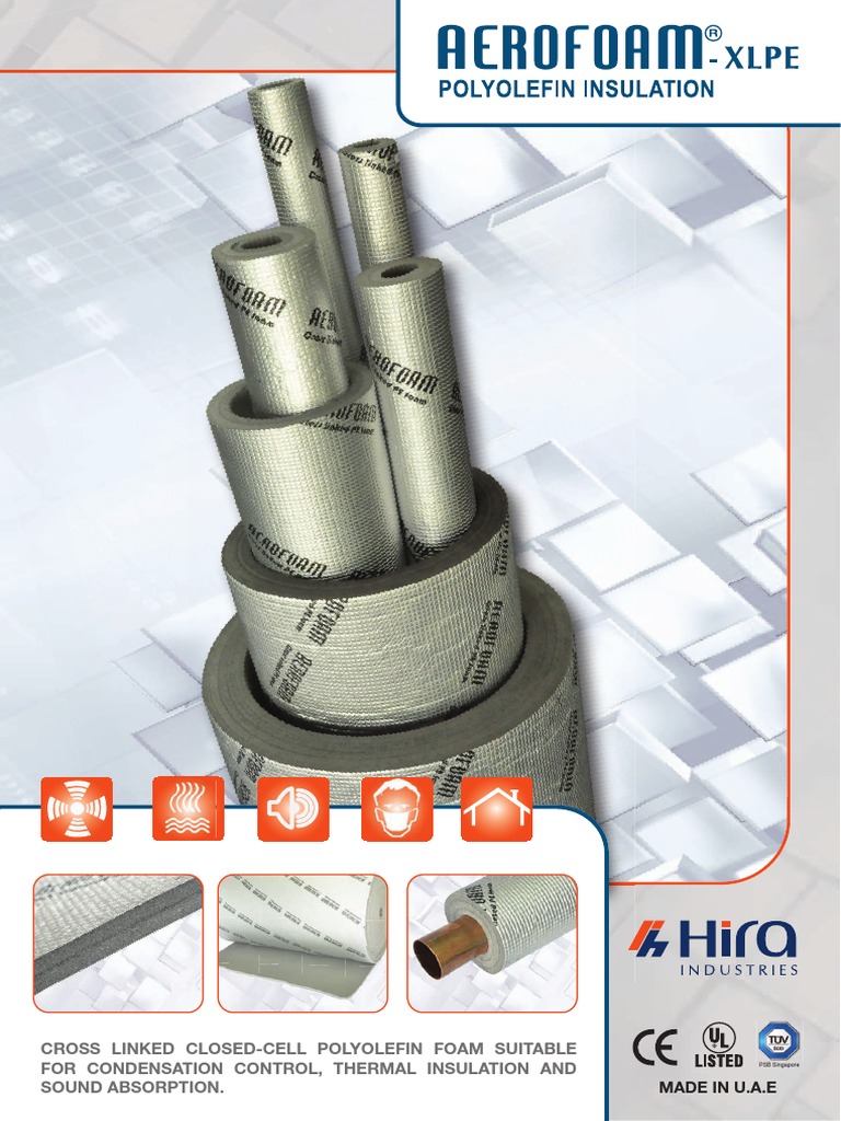 Aerofoam-XLPE Updated 20132 | PDF | Duct (Flow) | Chlorofluorocarbon