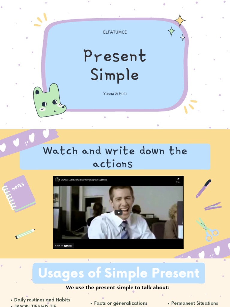 Clase 2 Present Simple Aff - Negative | PDF