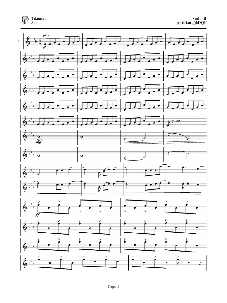 Titanium String Quartet Music Scores | PDF