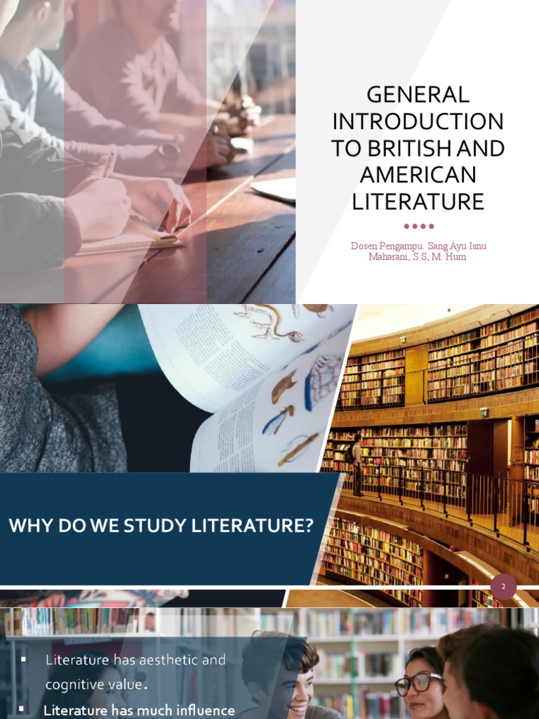 General Introduction To British and American Literature | PDF