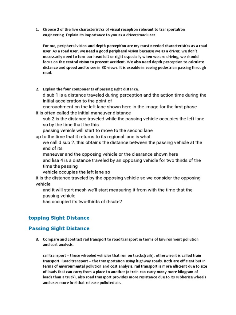 Choose 2 of The Five Characteristics of Visual Reception Relevant To ...