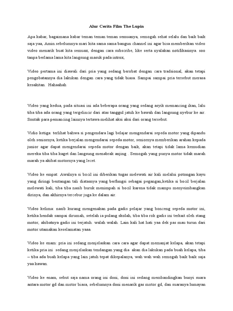 Alur Cerita Film Part 2 | PDF